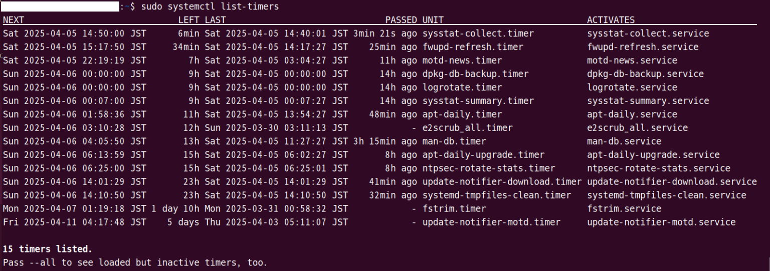 【Ubuntu】Systedのtimer機能でタスクを定期的に実行する方法 | VPS Life